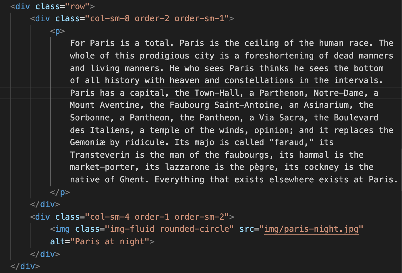 Responsive Optimization Exercise – Web Development