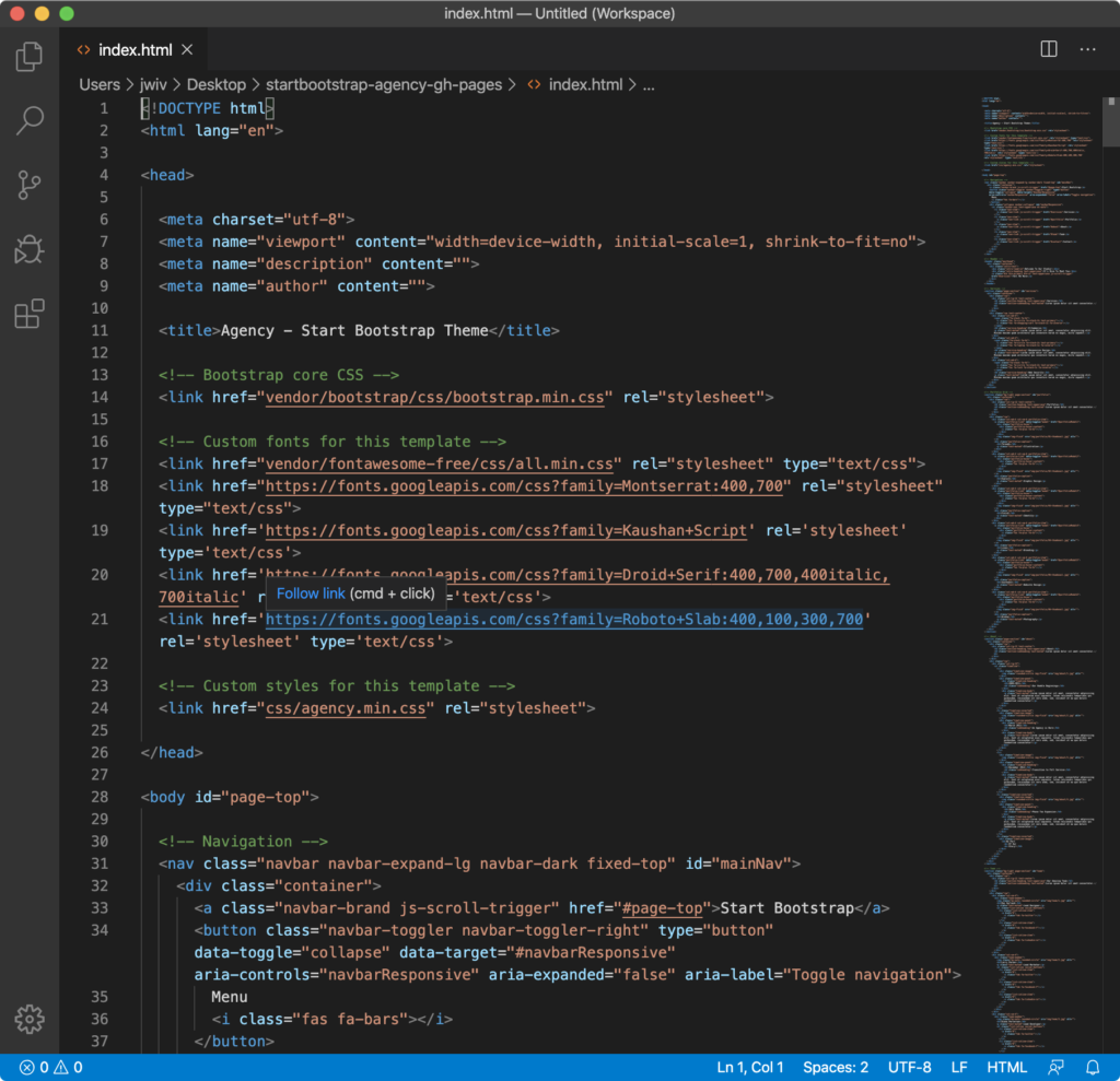 Working with Bootstrap Themes – Web Development