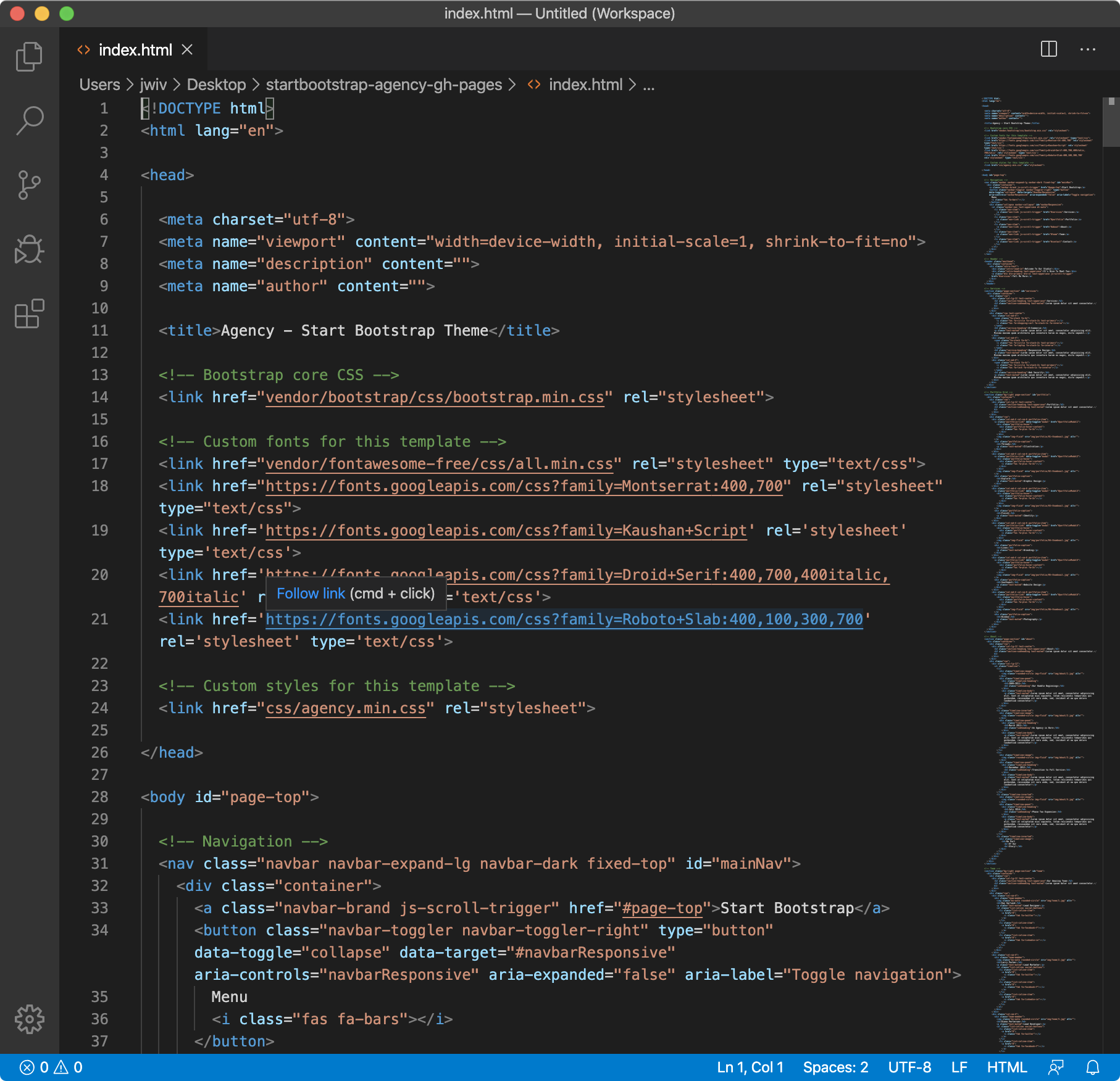 Working with Bootstrap Themes – Web Development