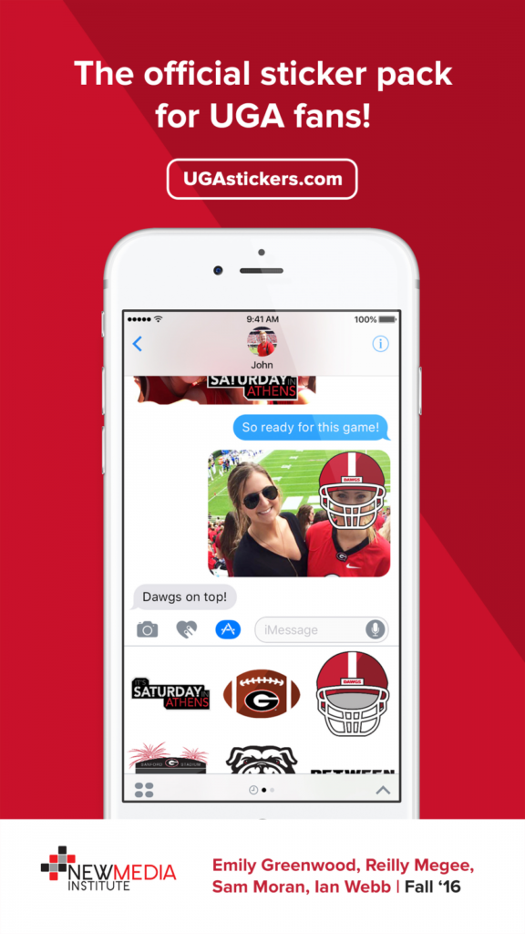 UGA Stickers – New Media Institute | University of Georgia